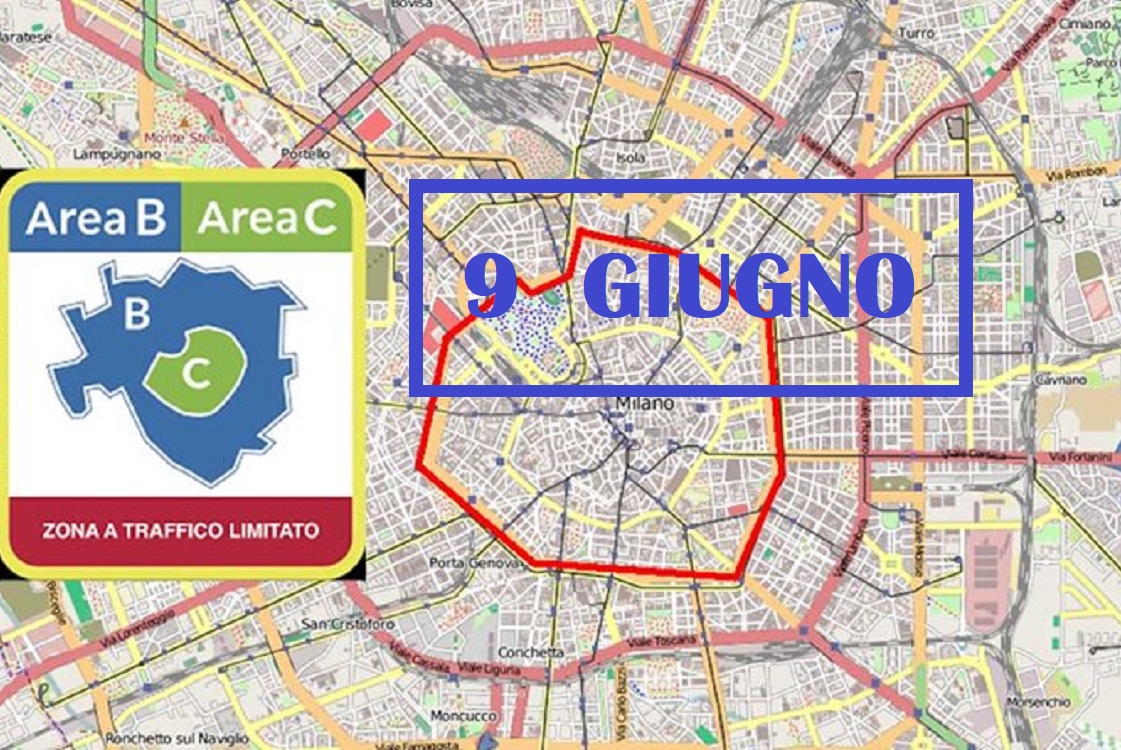 Milano: riattivazione Area B e C dal 9 giugno