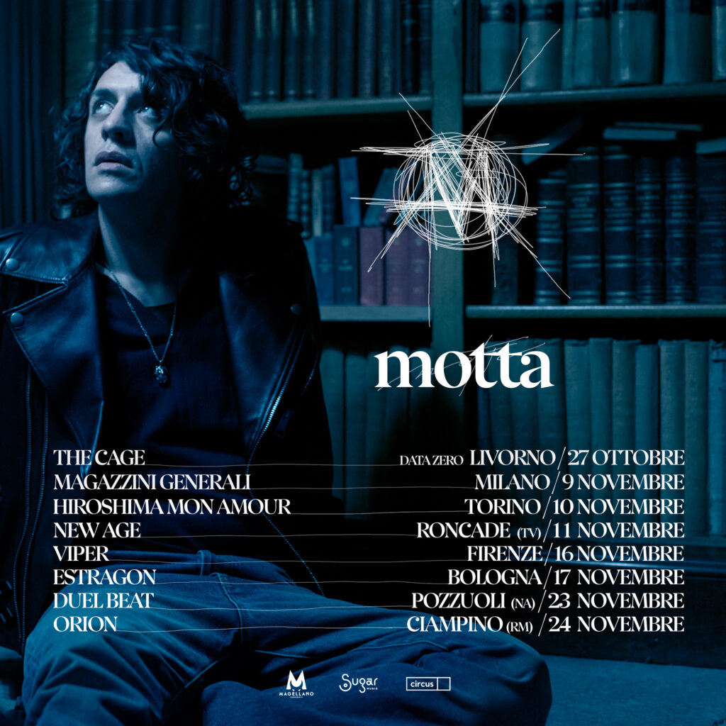 Motta torna live, protagonista sul palco dei Club italiani