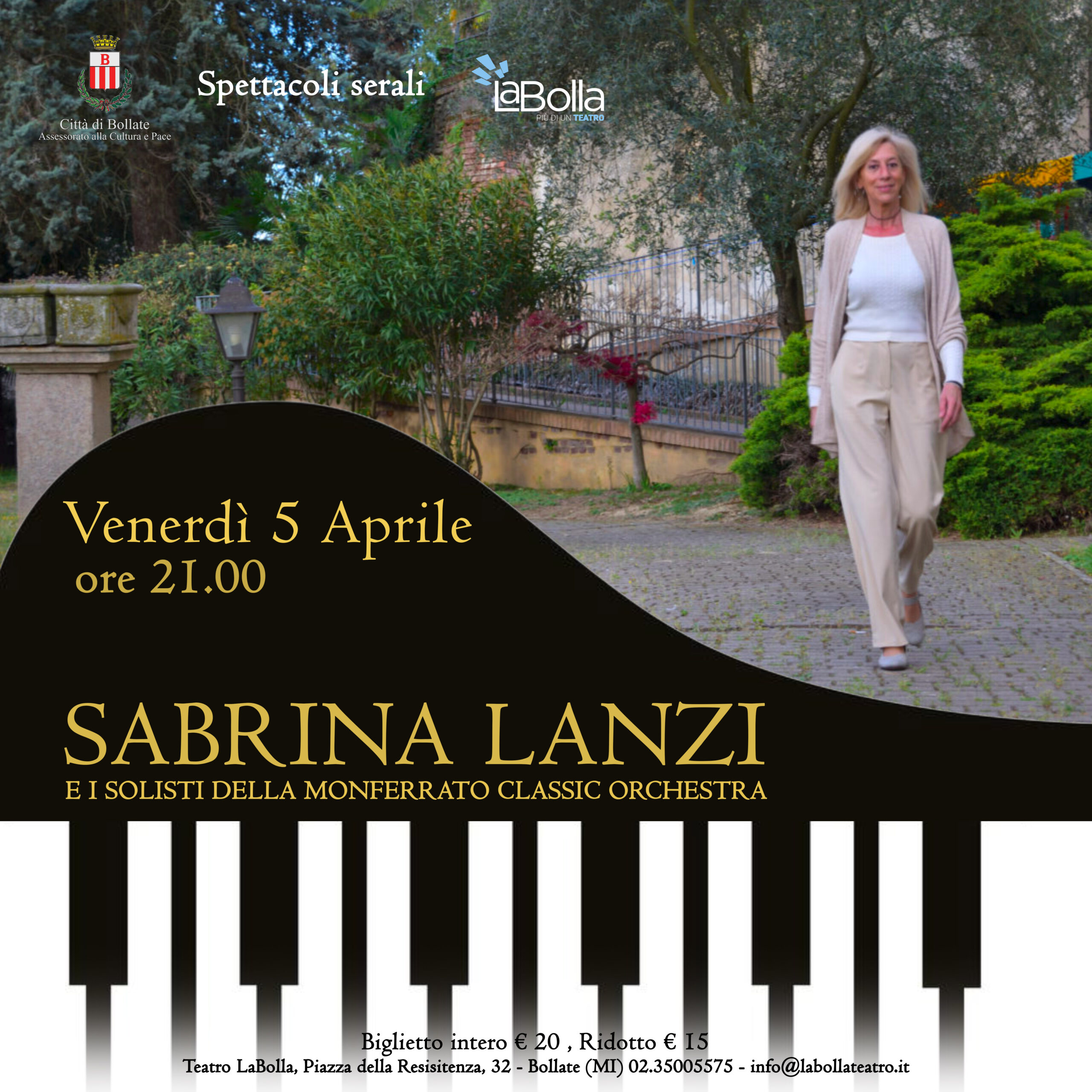 LaBollaTeatro: Sabrina Lanzi, Venerdì 5 aprile
