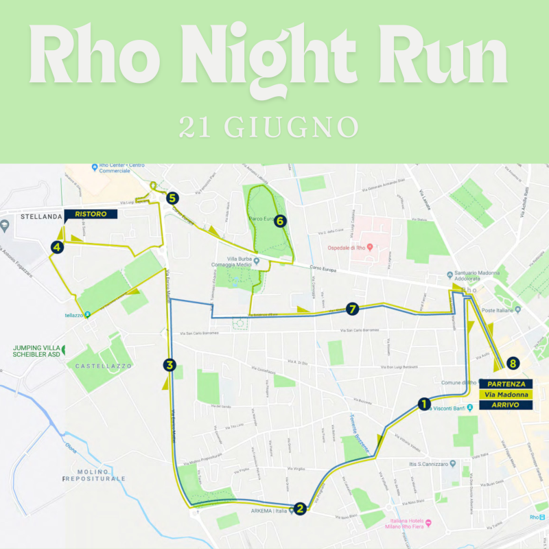 Torna per la quinta volta Rho Night Run: mille iscritti