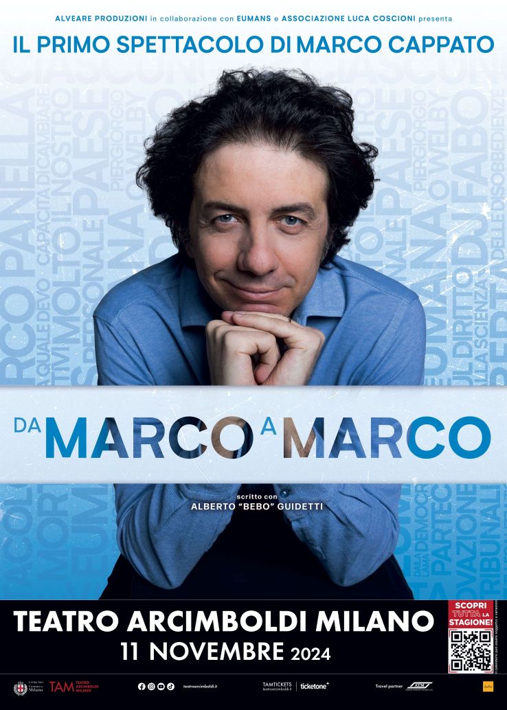 Marco Cappato a Teatro con "Da Marco a Marco"