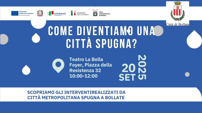 Quali interventi a Bollate con il Progetto Spugna?